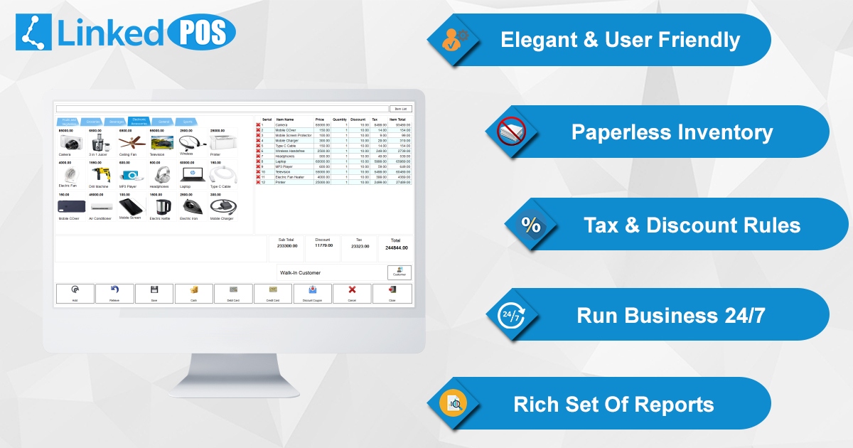 LinkedPOS Features | LinkedPOS